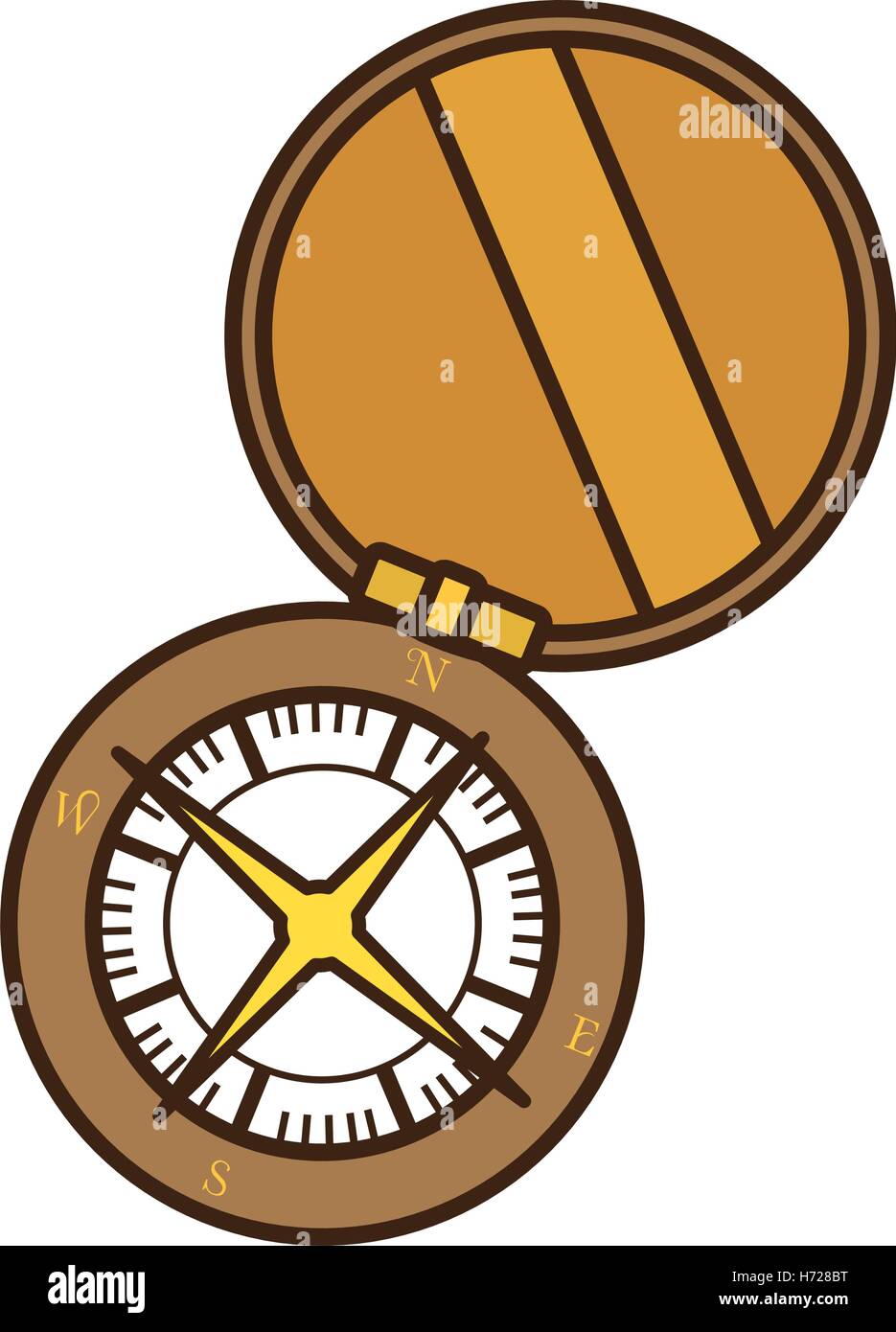 compass guide device isolated icon vector illustration design Stock ...