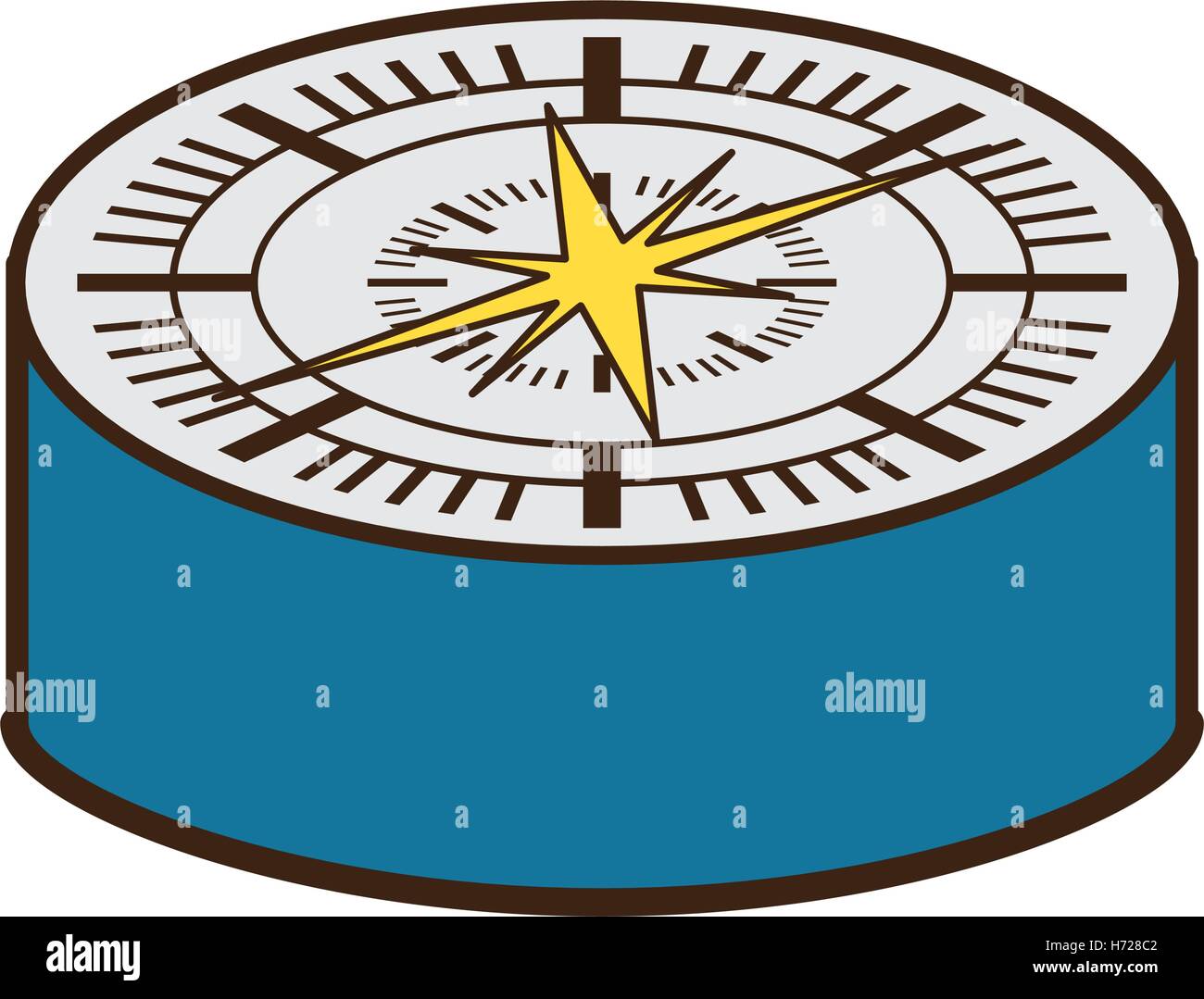 compass guide device isolated icon vector illustration design Stock ...