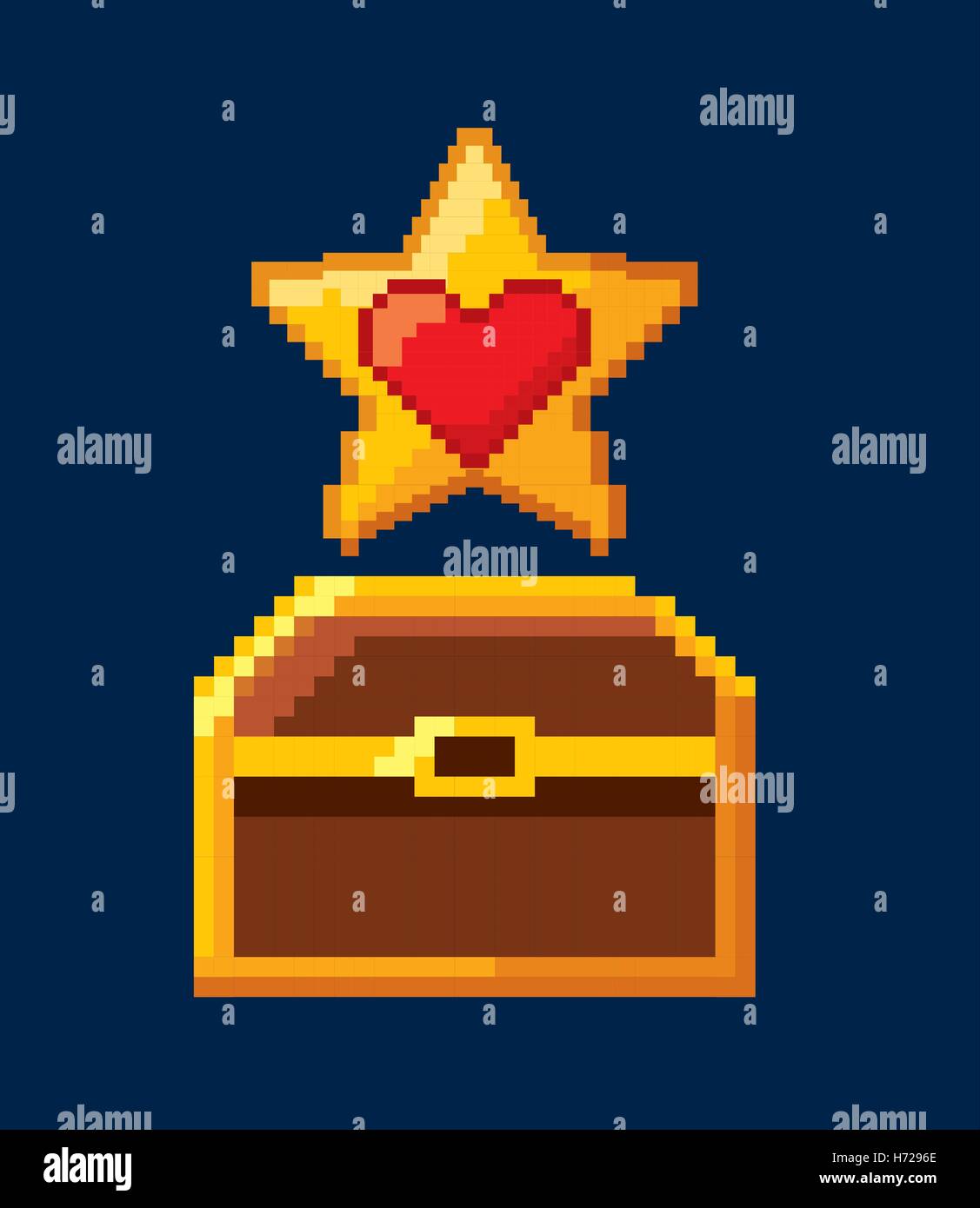 pixelated video game icons vector illustration design Stock Vector ...