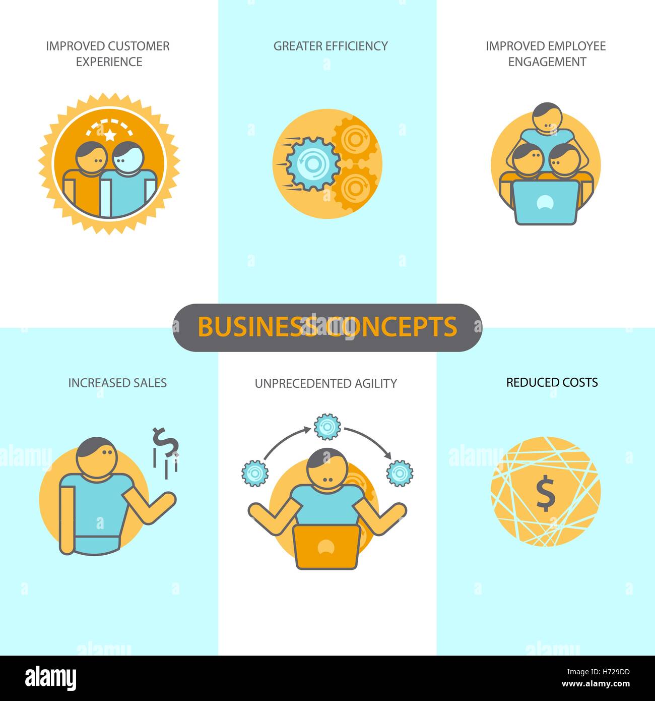 Employee engagement concepts Stock Vector Images - Alamy