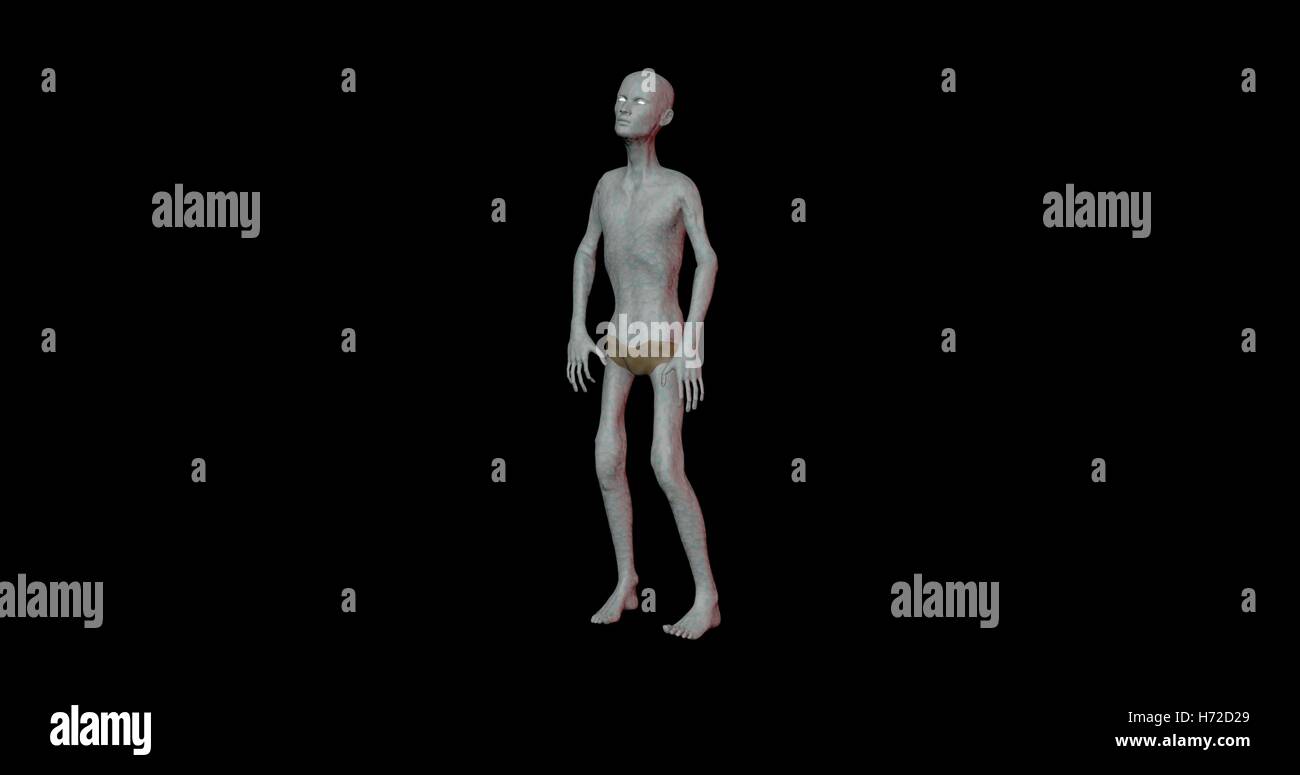 Creepy zombie, cadaver, living dead ghoulish character Stock Photo - Alamy