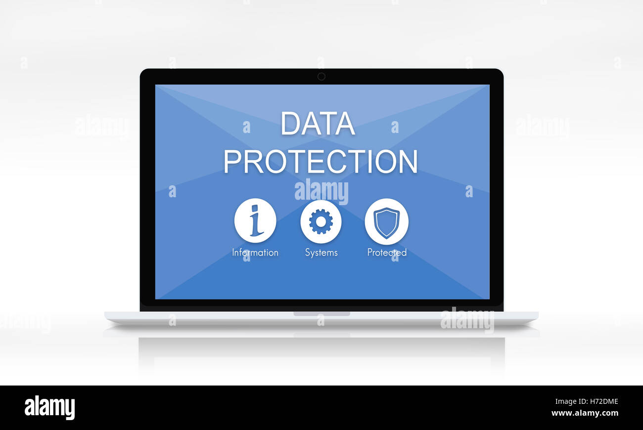 Data Protection Privacy Networking Concept Stock Photo - Alamy