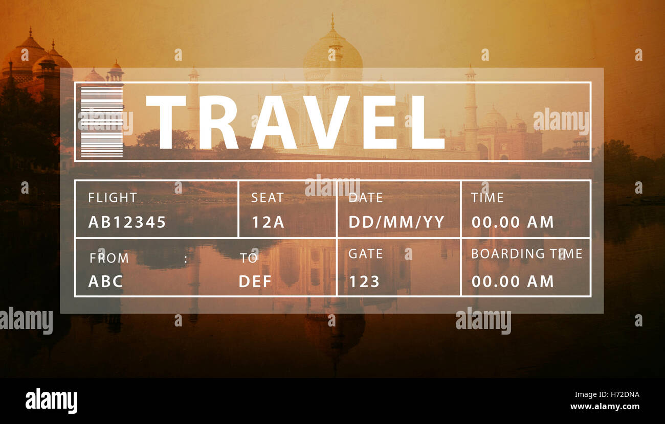 Flight Travel Vacation Holiday Destination Concept Stock Photo - Alamy