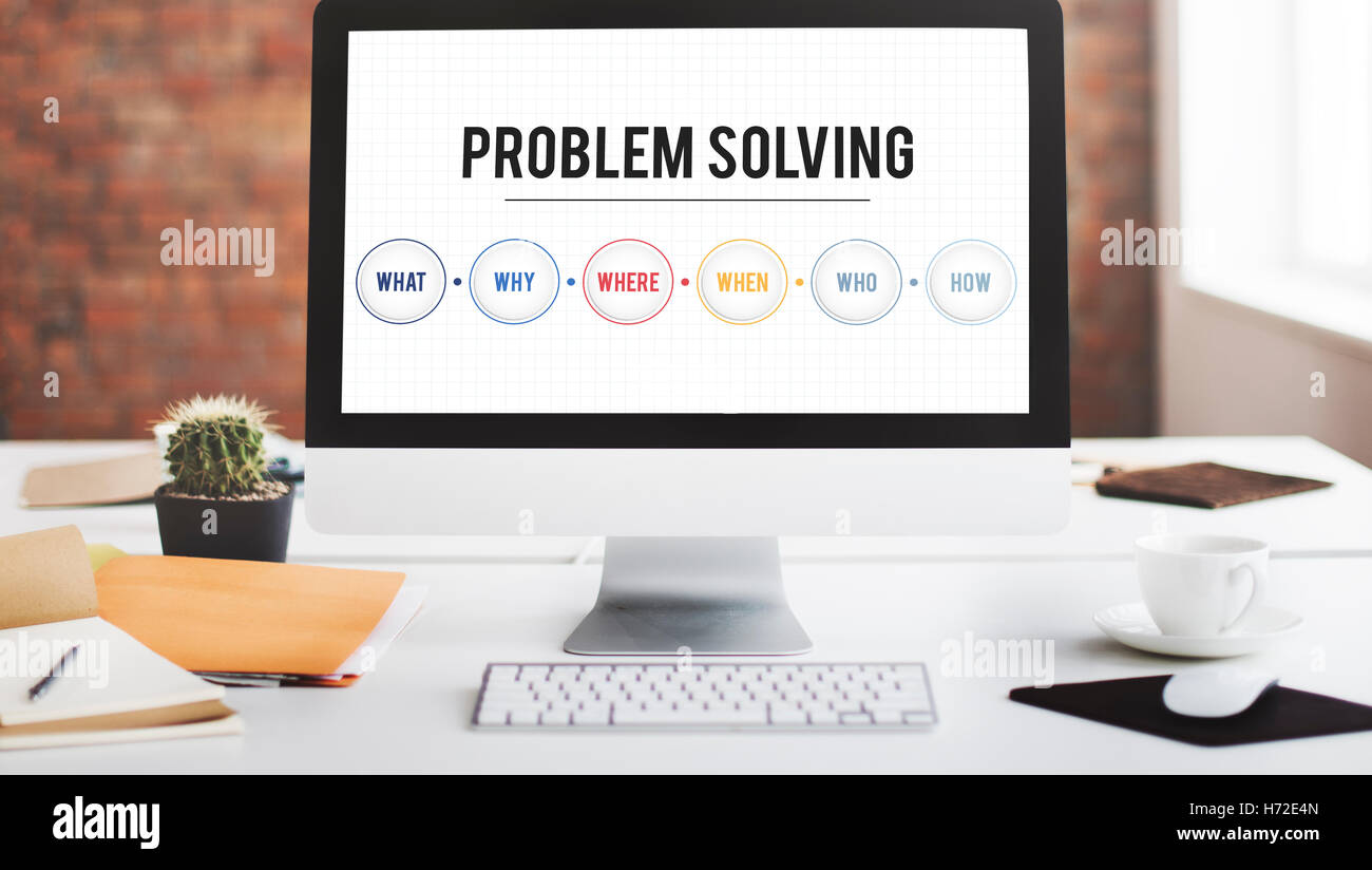 Plan Problem Solving Strategy Concept Stock Photo - Alamy
