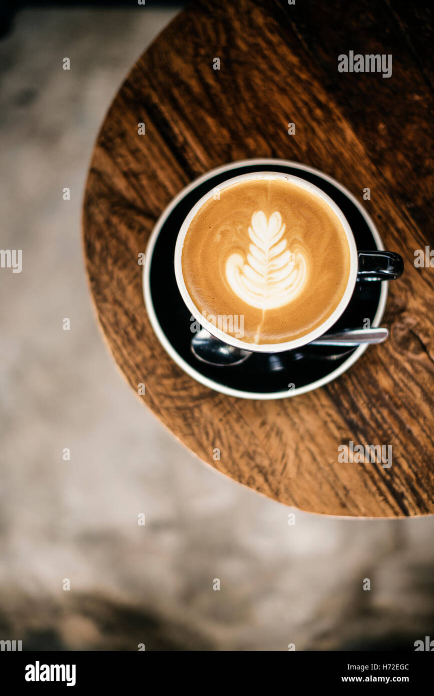 Coffee Shop Cafe Restaurant Latte Cappuccino Concept Stock Photo - Alamy