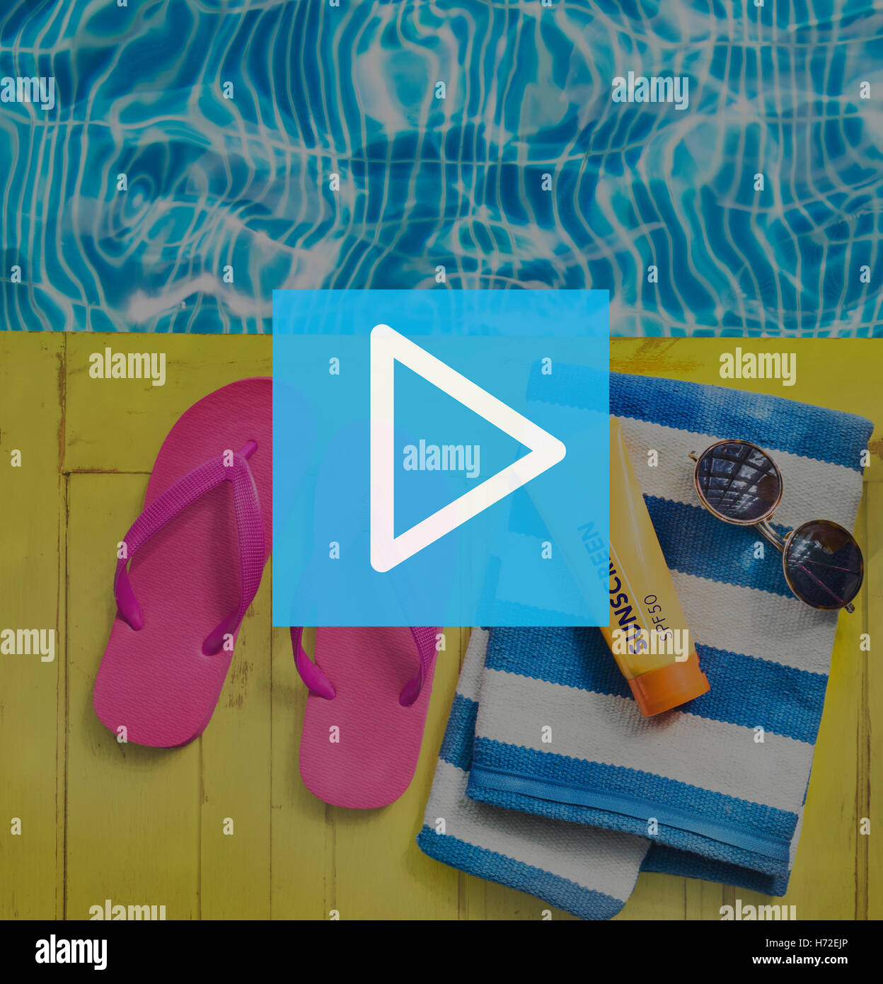 Play Pause Button Multimedia Entertainment Control Panel Concept Stock ...