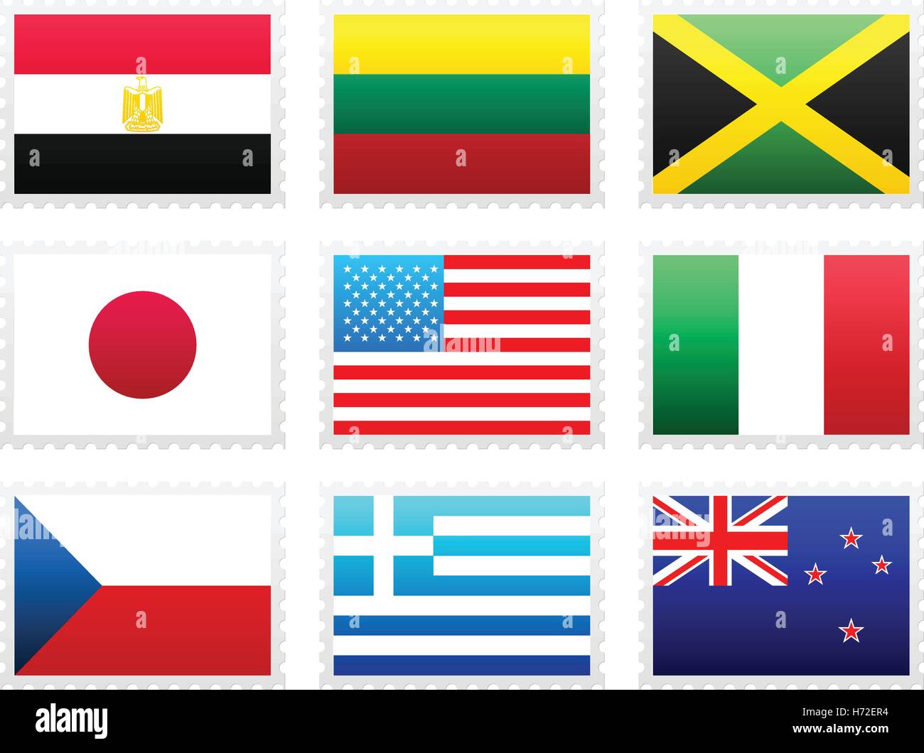 National flag czech on Stock Vector Images - Alamy