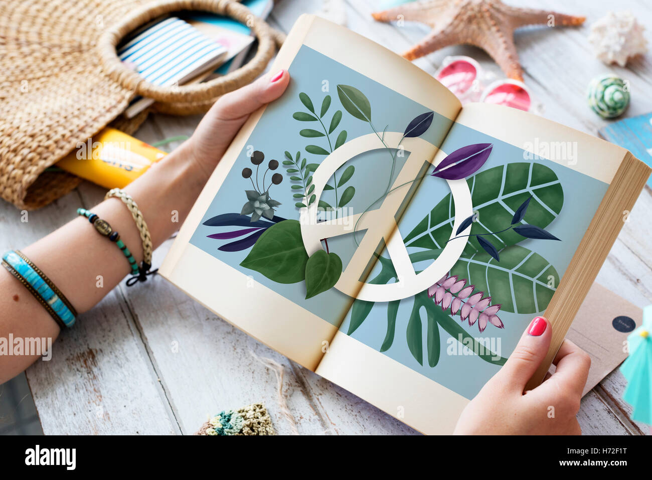 Peace Calm Freedom Harmony Solitude Graphic Concept Stock Photo - Alamy