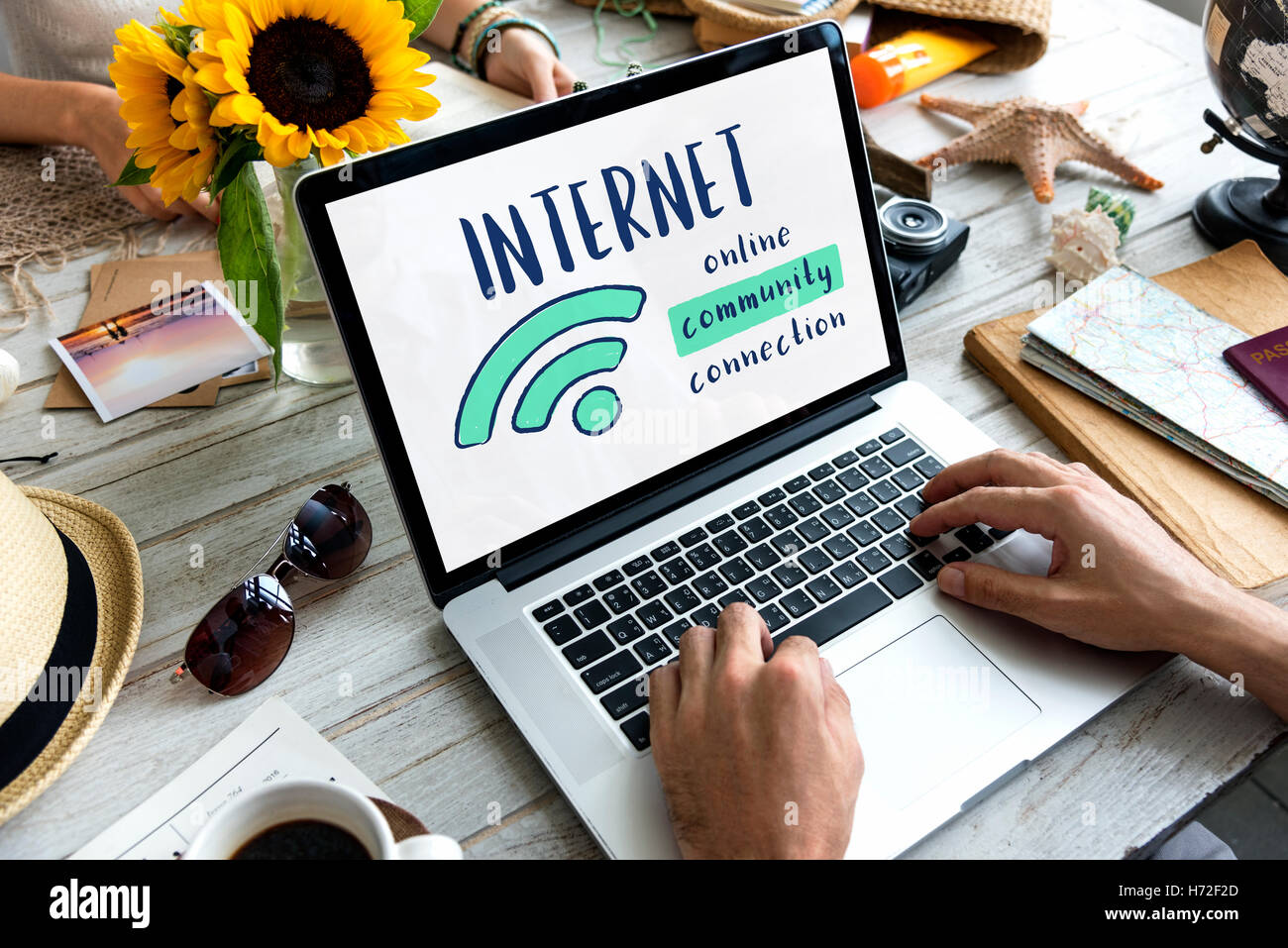 Networking communication Connection Share Ideas Concept Stock Photo - Alamy