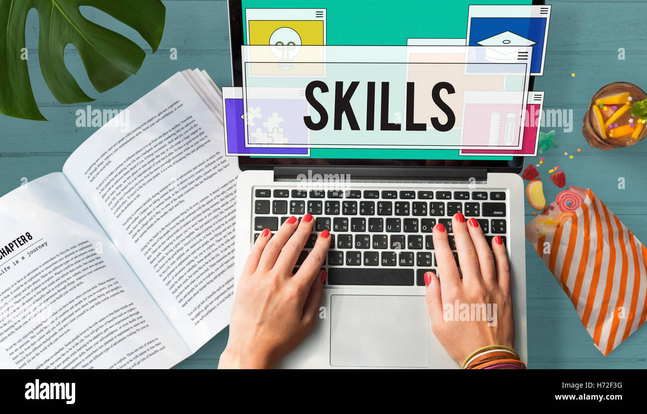 Education Skills Practice Study Learning Concept Stock Photo - Alamy