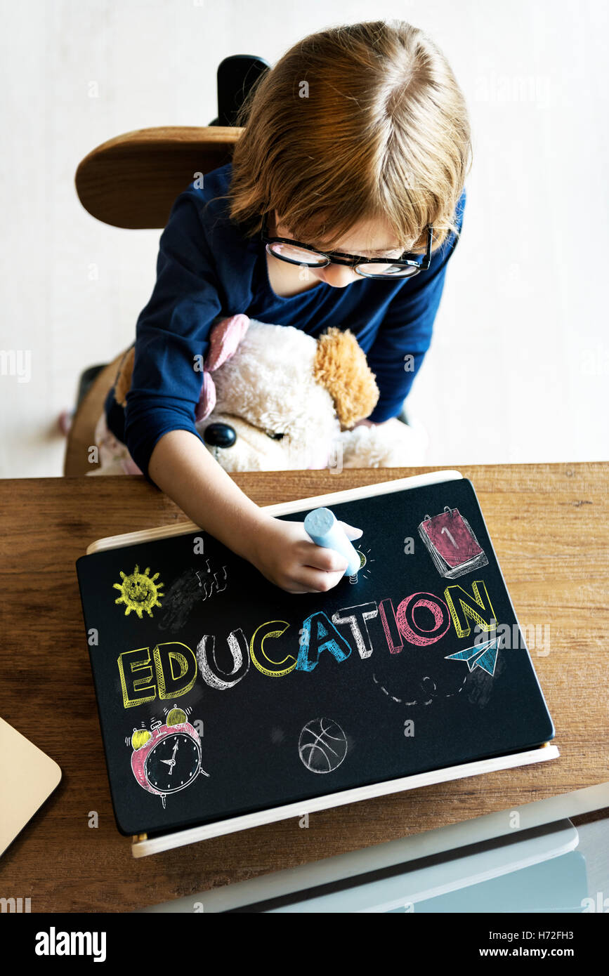 Study Ideas Learn Kids Concept Stock Photo - Alamy