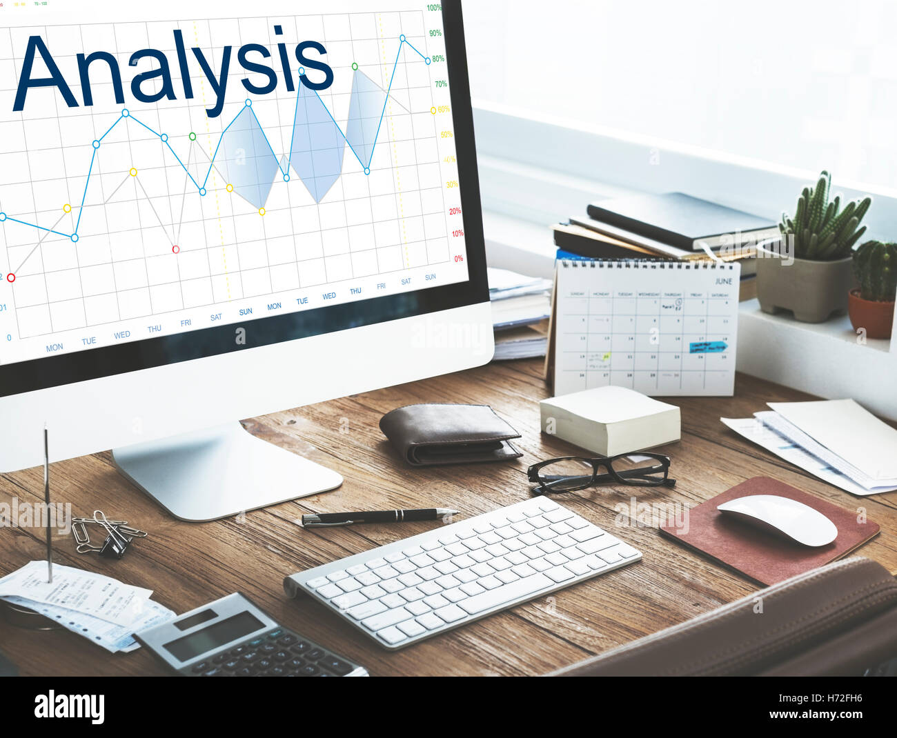 Report Analysis Progress Chart Concept Stock Photo - Alamy