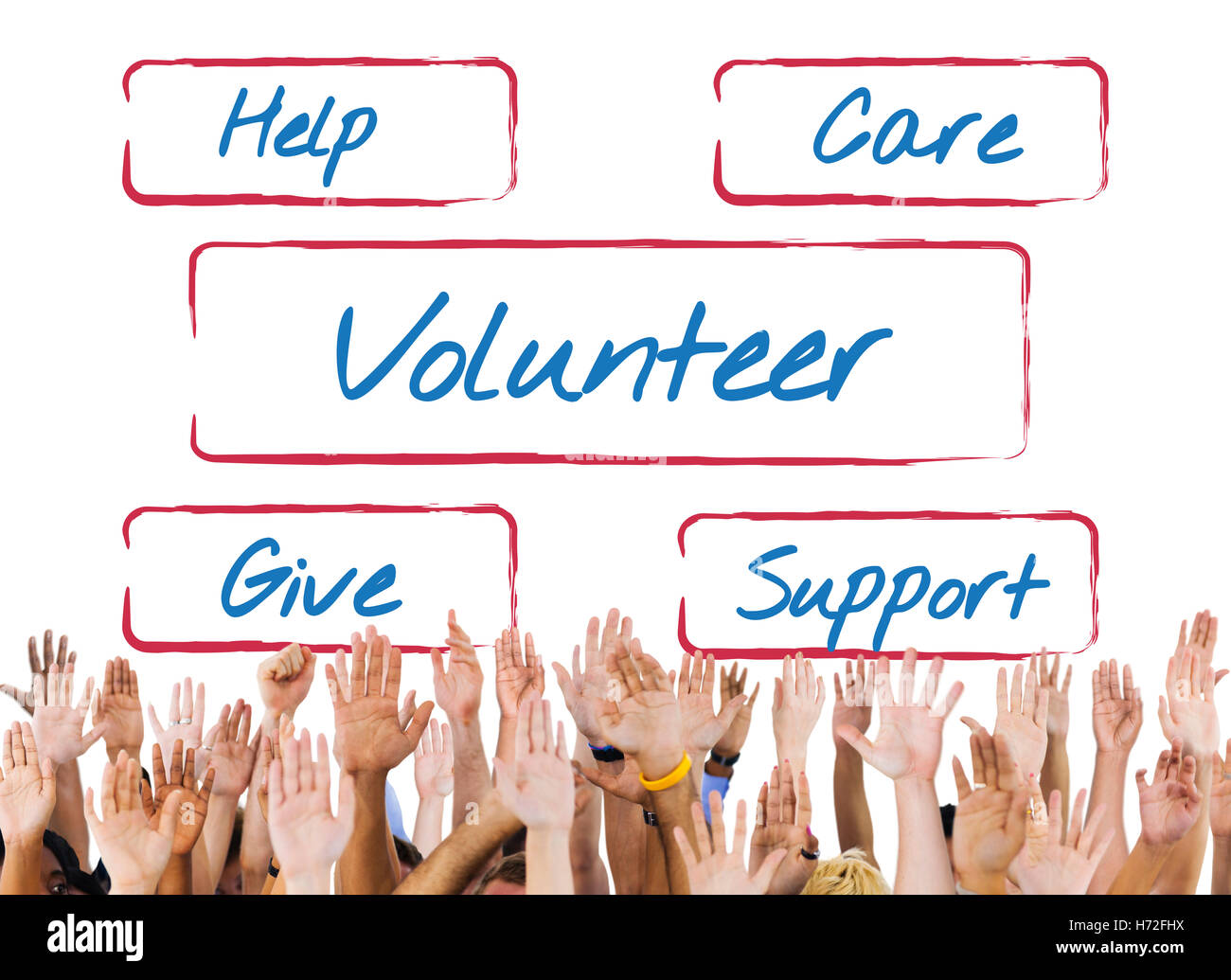 Community Donations Fundraising Volunteer Concept Stock Photo - Alamy