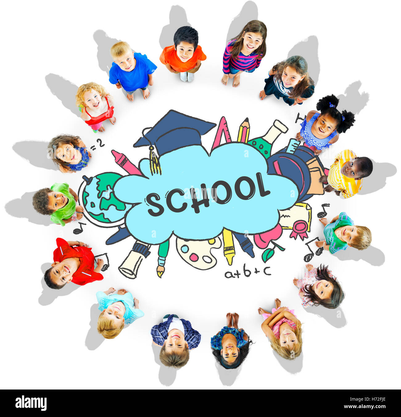 Boys girls education school Cut Out Stock Images & Pictures - Alamy