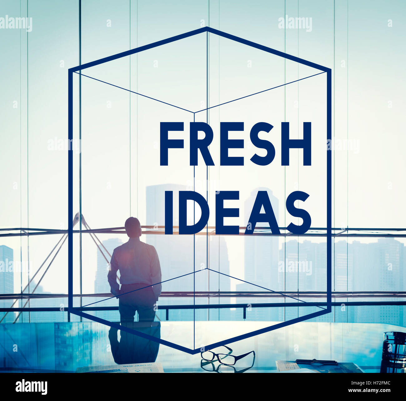 Thinking Out Of The Box Concept Stock Photo - Alamy