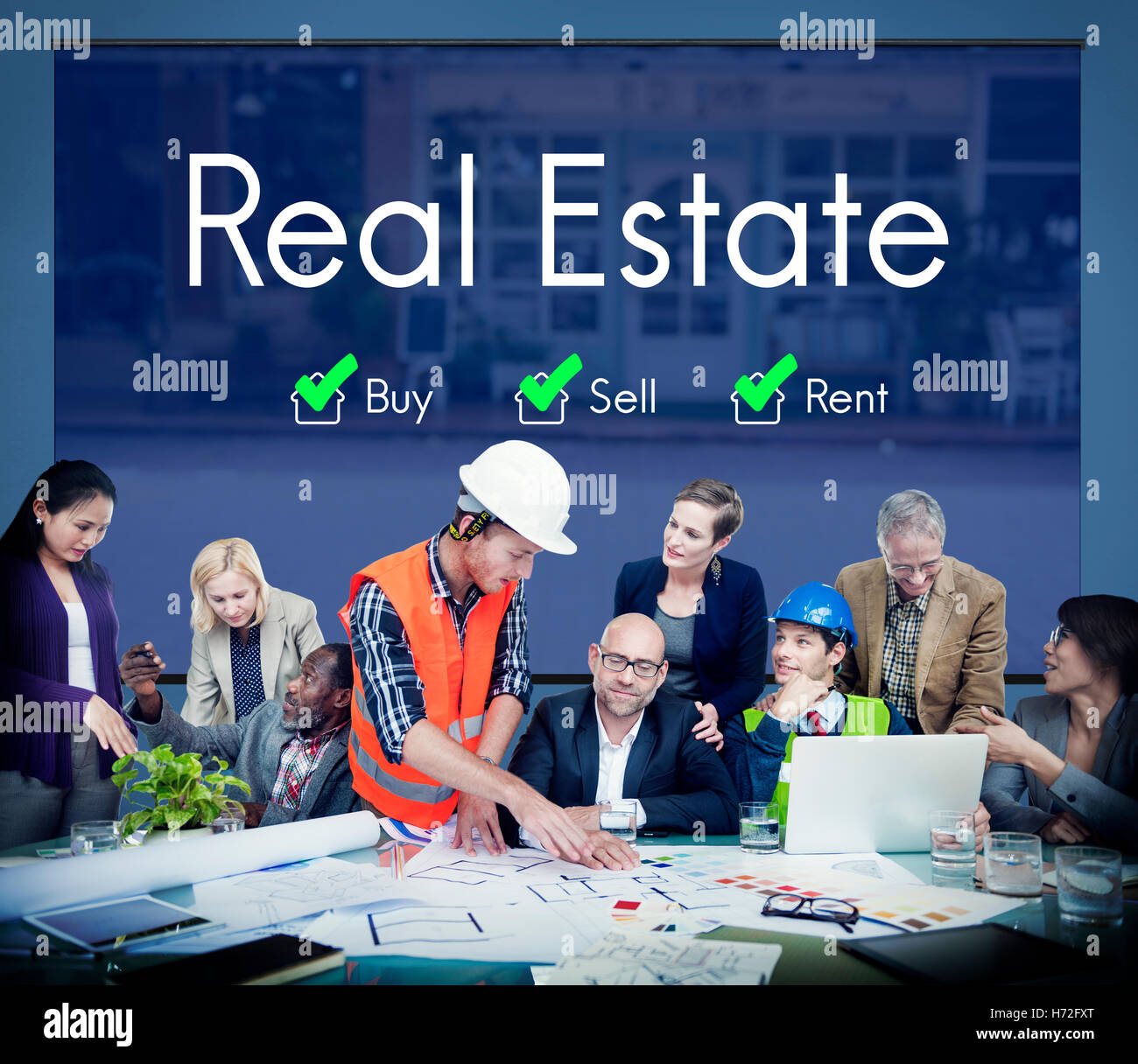 House Loan Estate Sell Mortgage Concept Stock Photo - Alamy