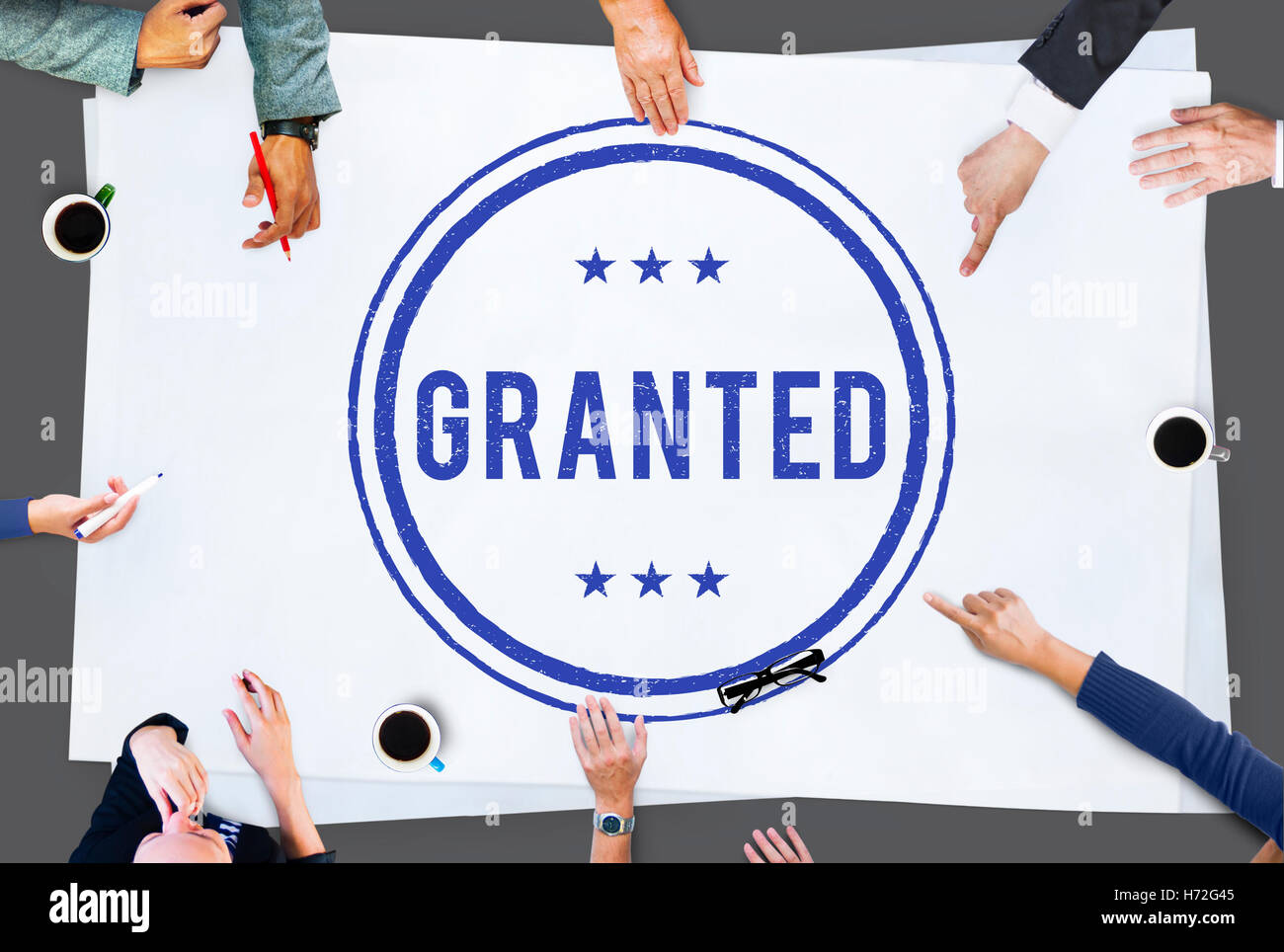 Access Granted Approval Sign Concept Stock Photo - Alamy