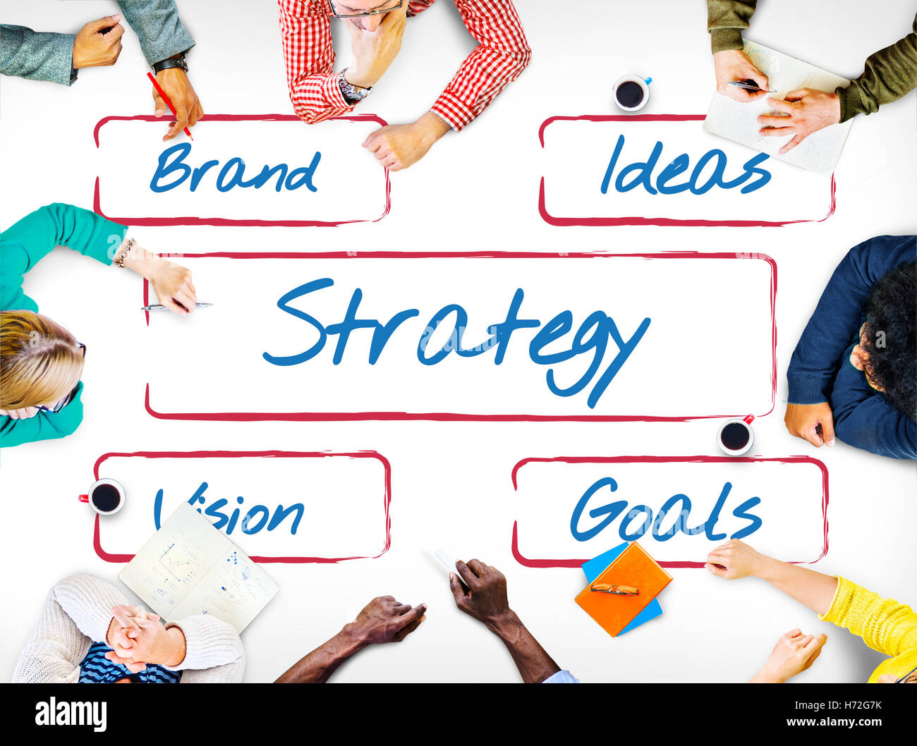 Business Entrepreneur Strategy Development Ideas Concept Stock Photo ...