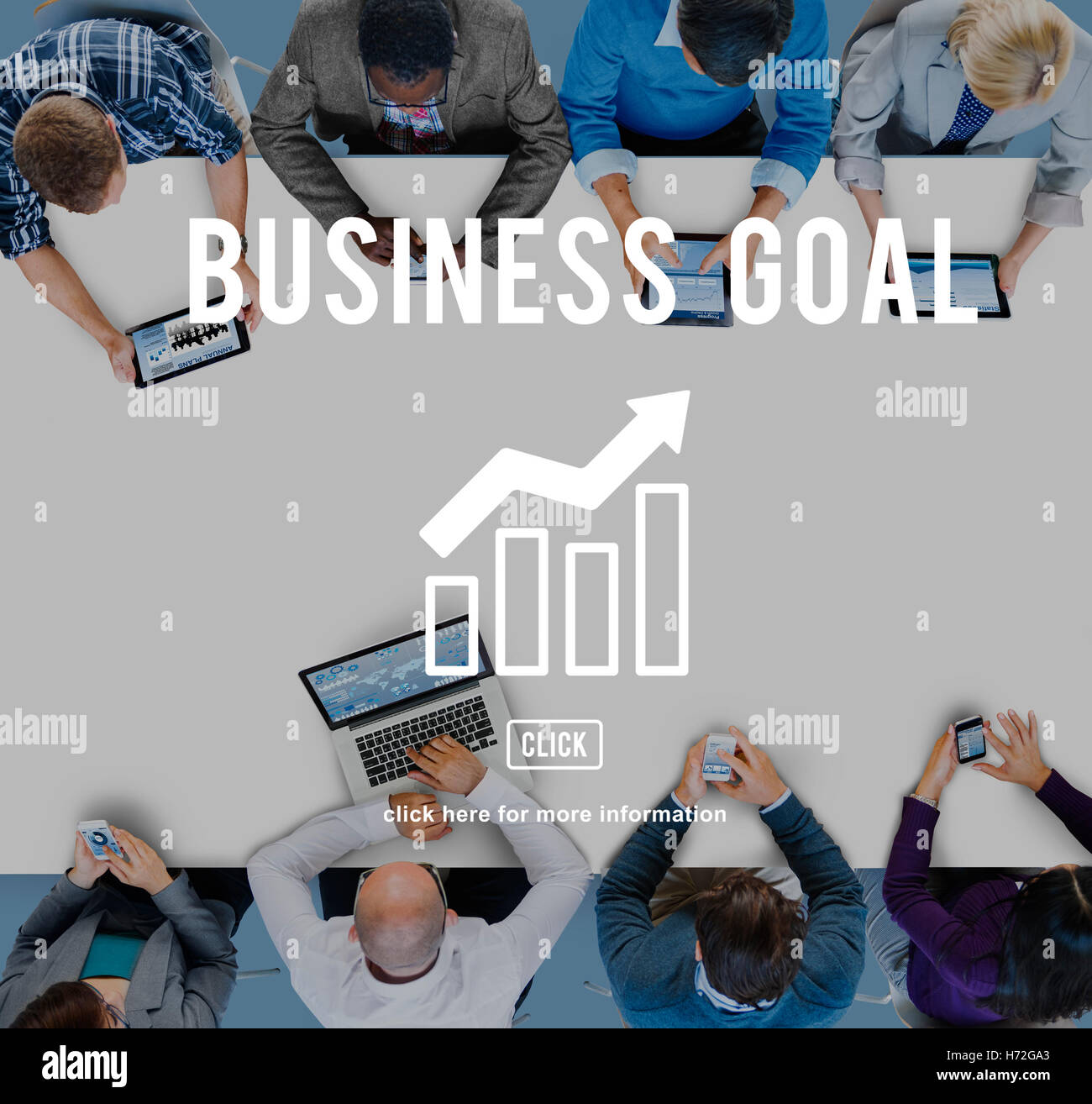 Business Success Report Graph Concept Stock Photo - Alamy