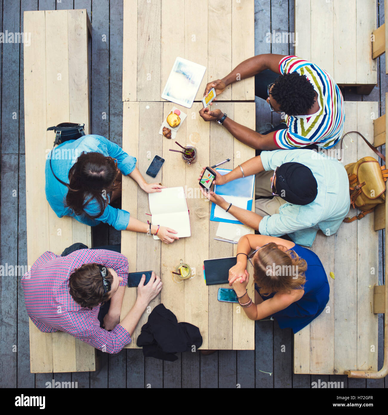 Brainstorming Connection Colleagues Team Concept Stock Photo - Alamy