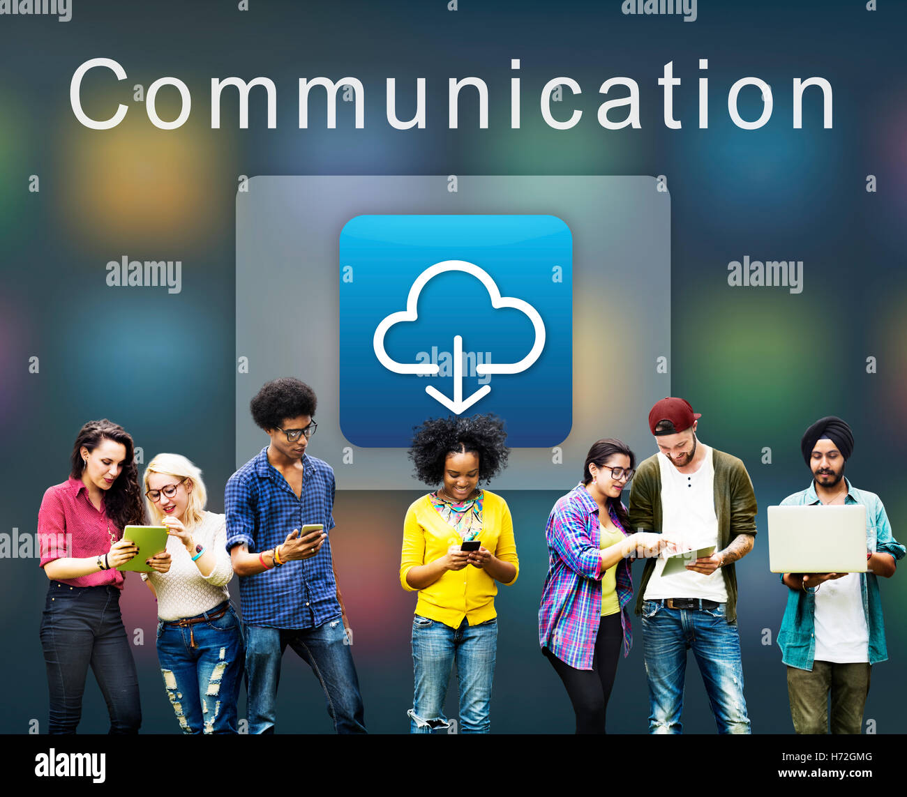 Application Connection Digital Internet Graphic Concept Stock Photo - Alamy