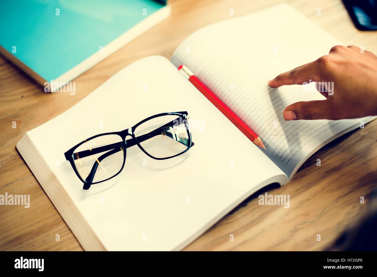 Classroom Learning Book Stationary Concept Stock Photo - Alamy