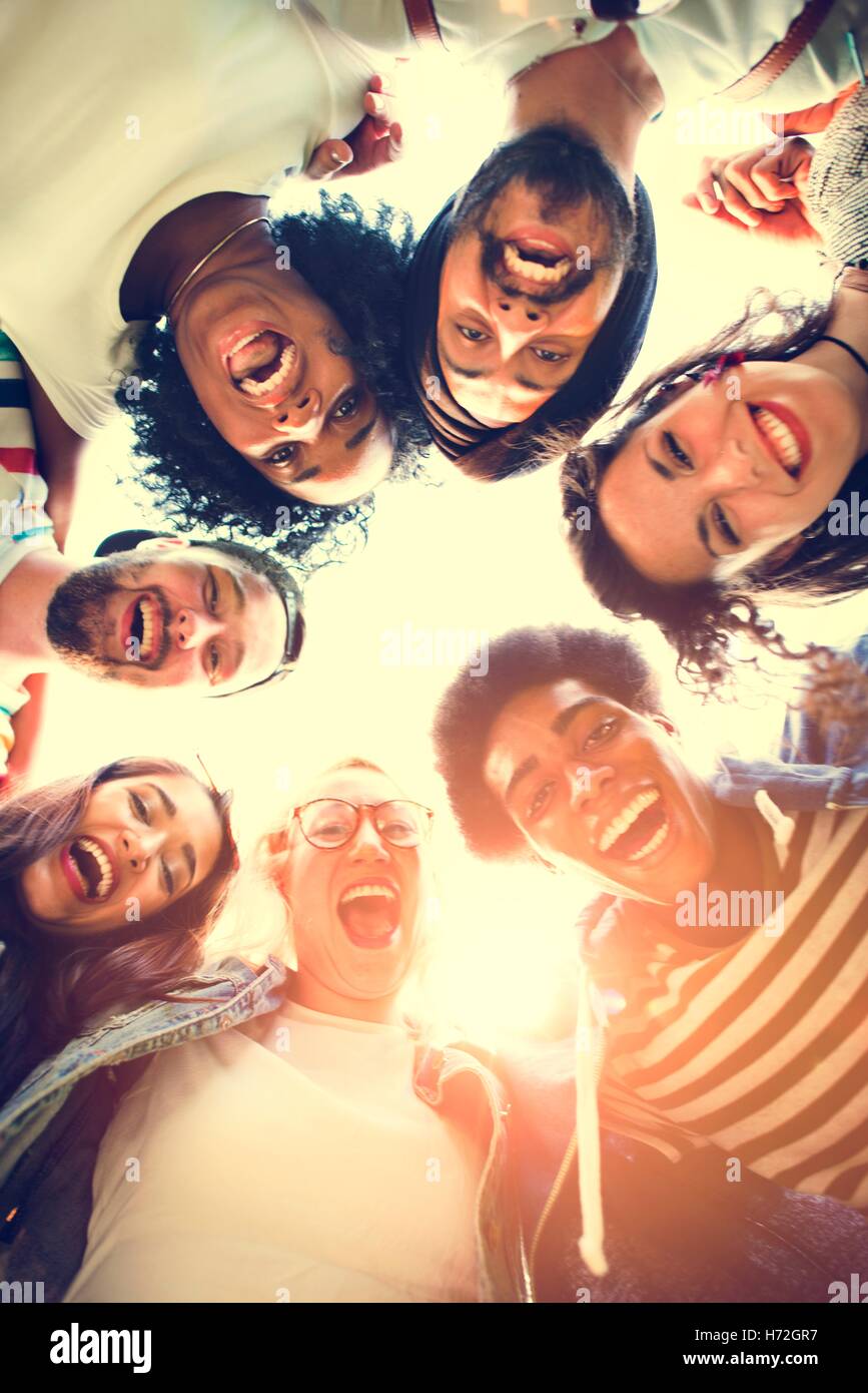 Colleagues Connection Student Relationship Team Concept Stock Photo - Alamy