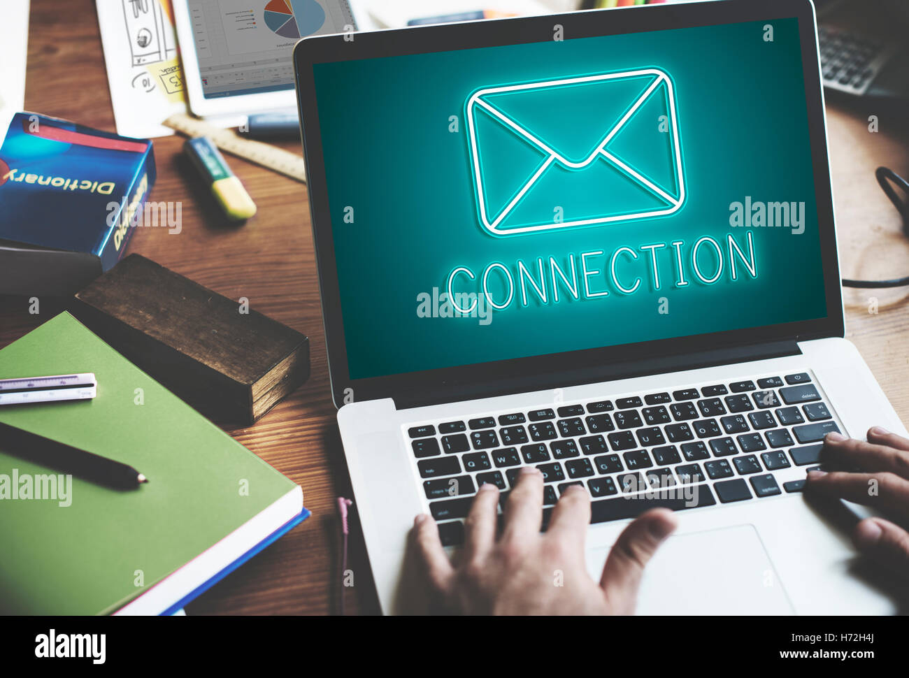 Message Letter Envelope Chat Graphic Concept Stock Photo - Alamy