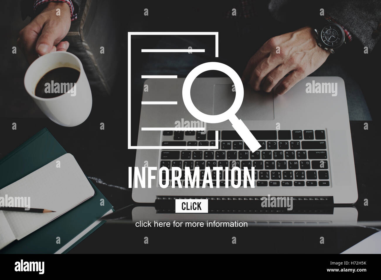 Information Research Investigation Discovery Concept Stock Photo - Alamy