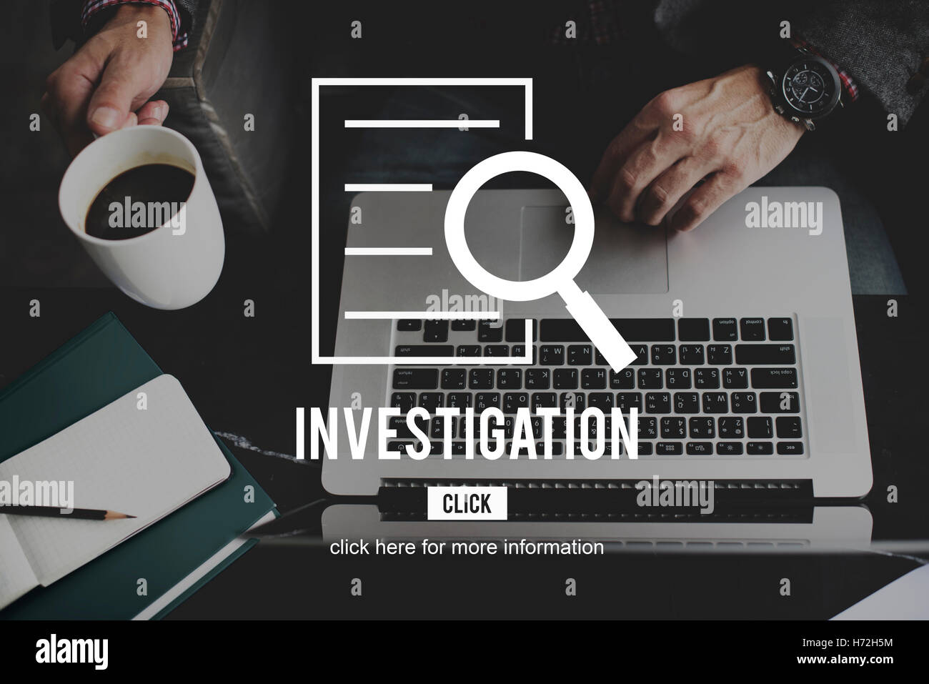 Investigation Results Research Discovery Concept Stock Photo - Alamy