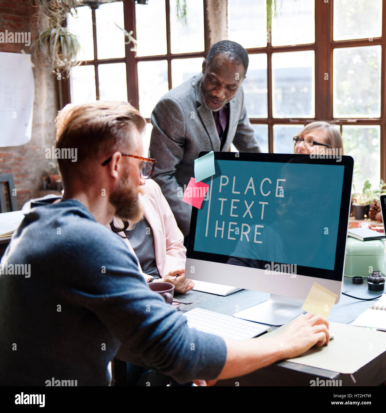 Conference Connection Communication Corporate Concept Stock Photo - Alamy