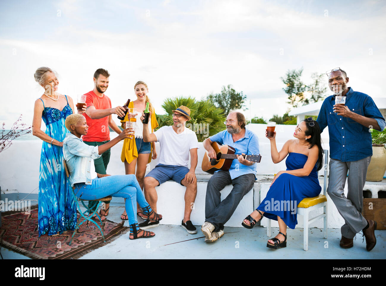 Group Of People Together Concept Stock Photo - Alamy