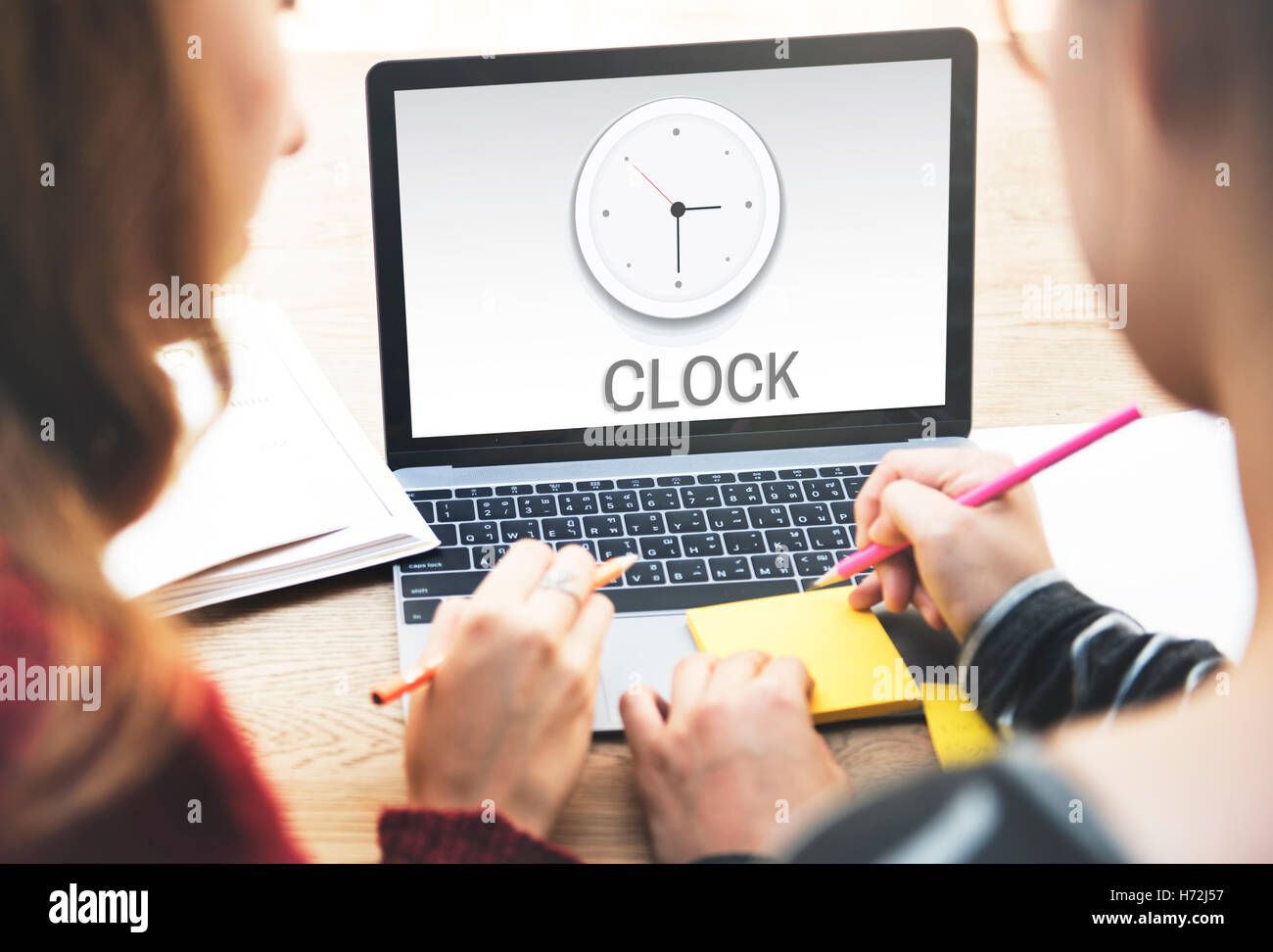 Clock Watch Time Moment Concept Stock Photo - Alamy