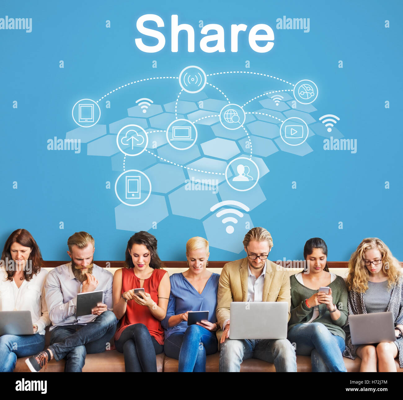Social Network Internet Connection Technology Concept Stock Photo - Alamy