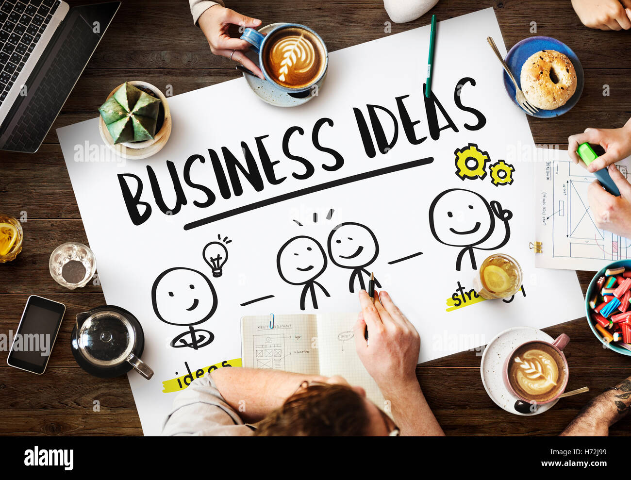 Business Ideas Process Strategy Concept Stock Photo - Alamy