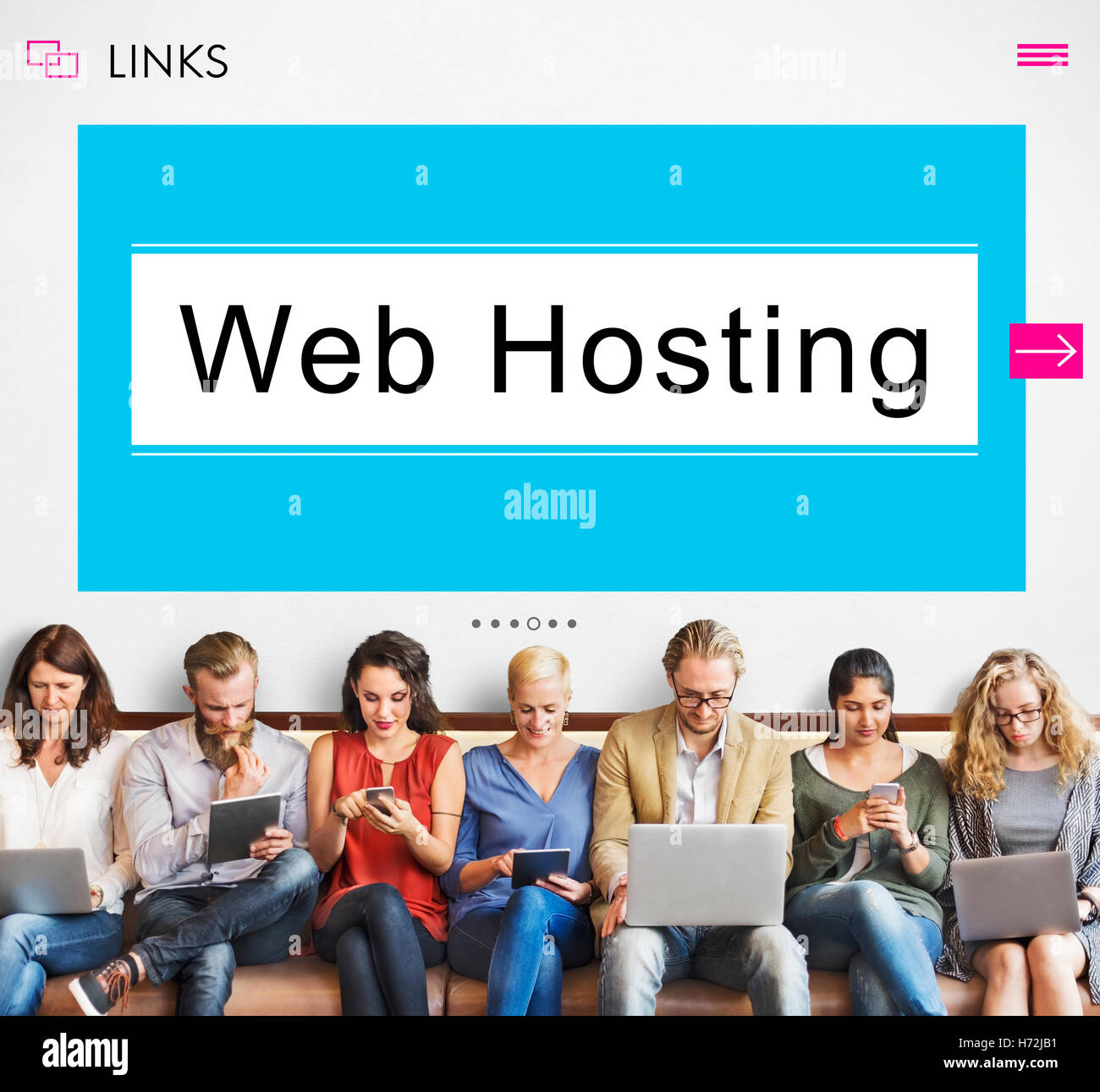 HTTP WWW Website Links Search Box Graphic Concept Stock Photo - Alamy