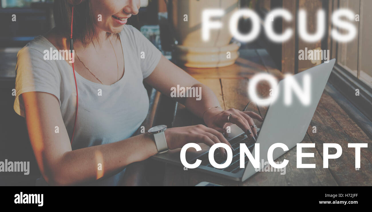 Focus On Aim Concentrate Target Determine Concept Stock Photo - Alamy