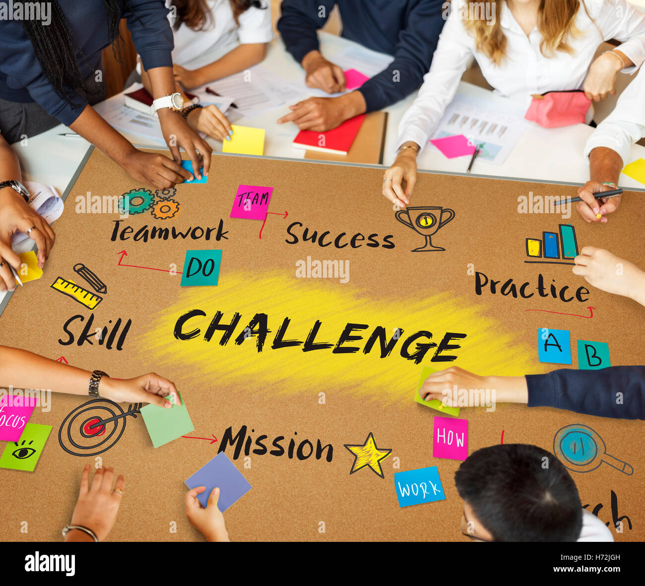 Plan Process Strategy Challenge Business Concept Stock Photo - Alamy