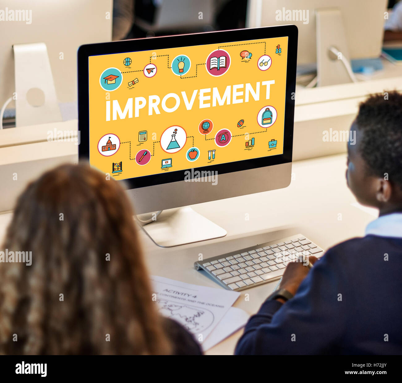 Academic Knowledge Improvement Class Experiament Concpe Stock Photo - Alamy