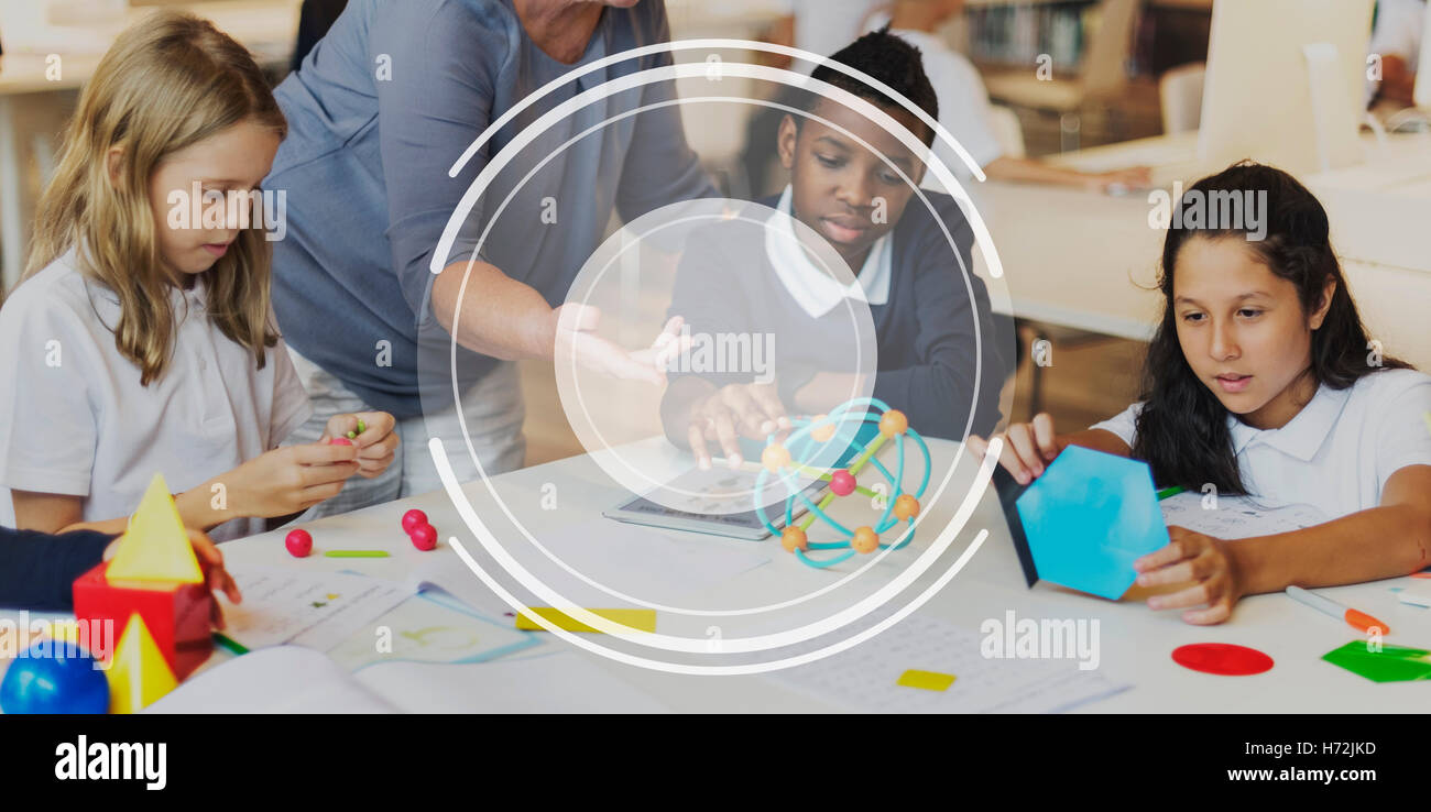 Children Education Class Lens Graphic Concept Stock Photo - Alamy