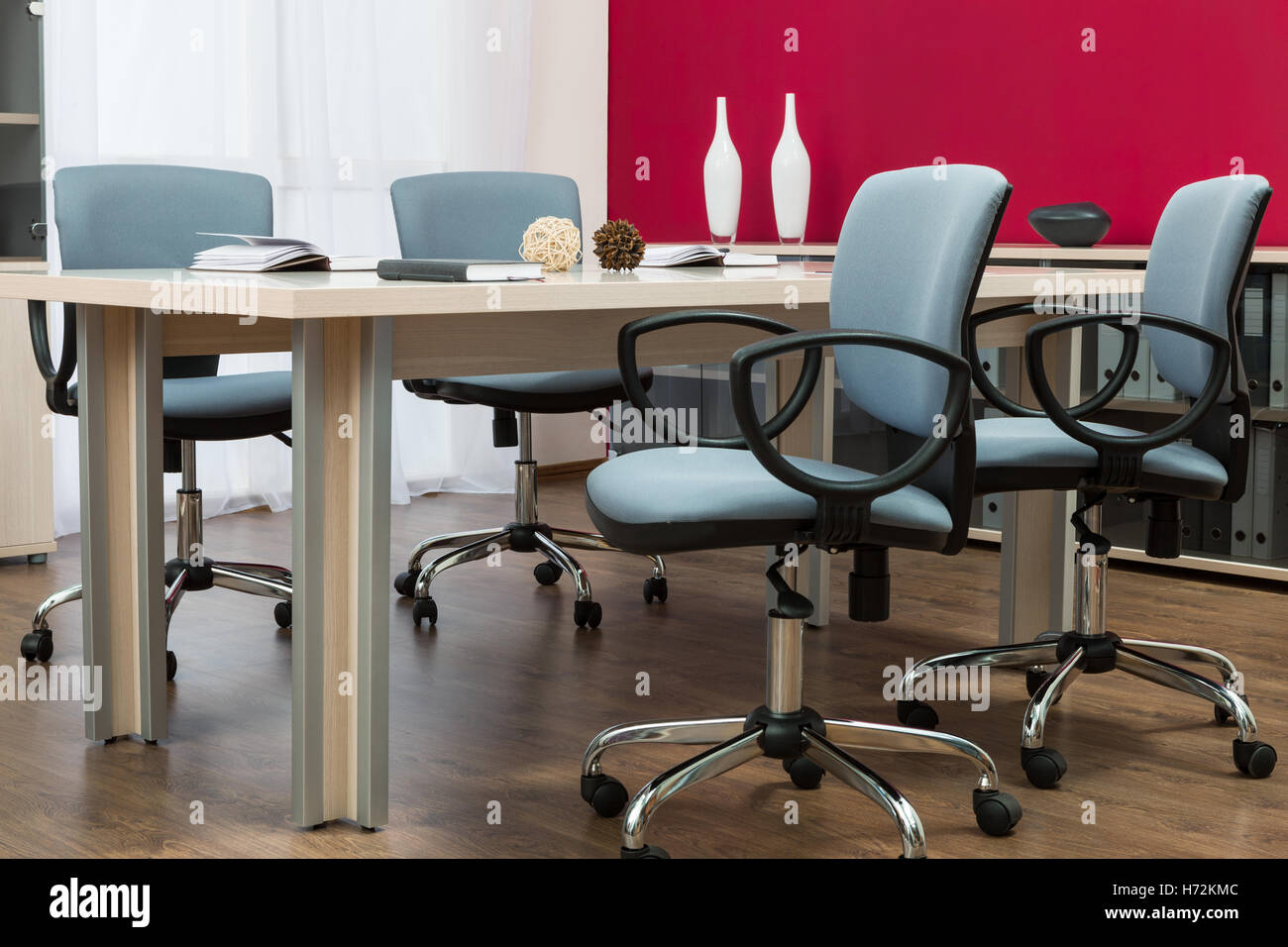 conference table in a modern office Stock Photo - Alamy