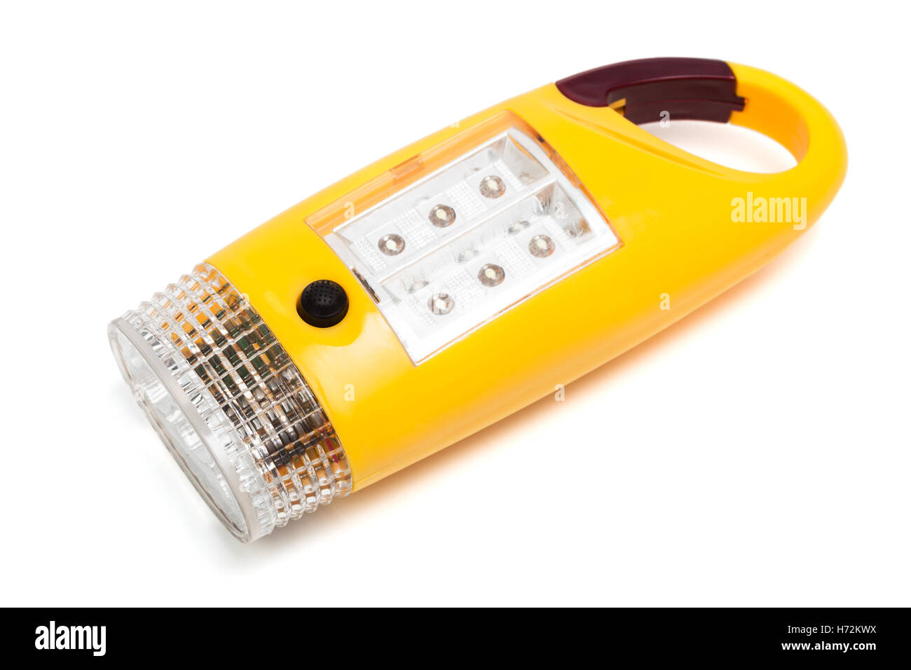 Modern electric torch on a white background Stock Photo - Alamy