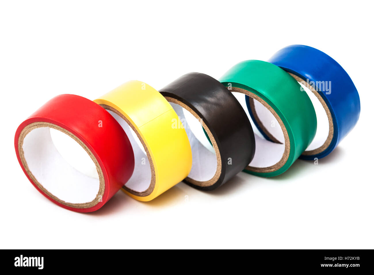 Roll green insulating tape Cut Out Stock Images & Pictures - Alamy