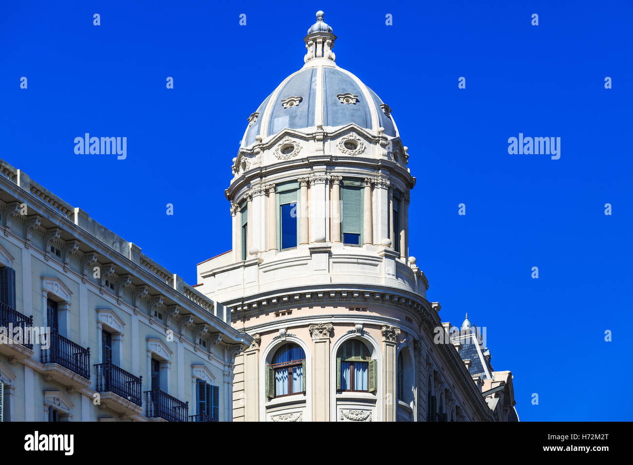 beautiful building with a cupola on sky background Stock Photo - Alamy