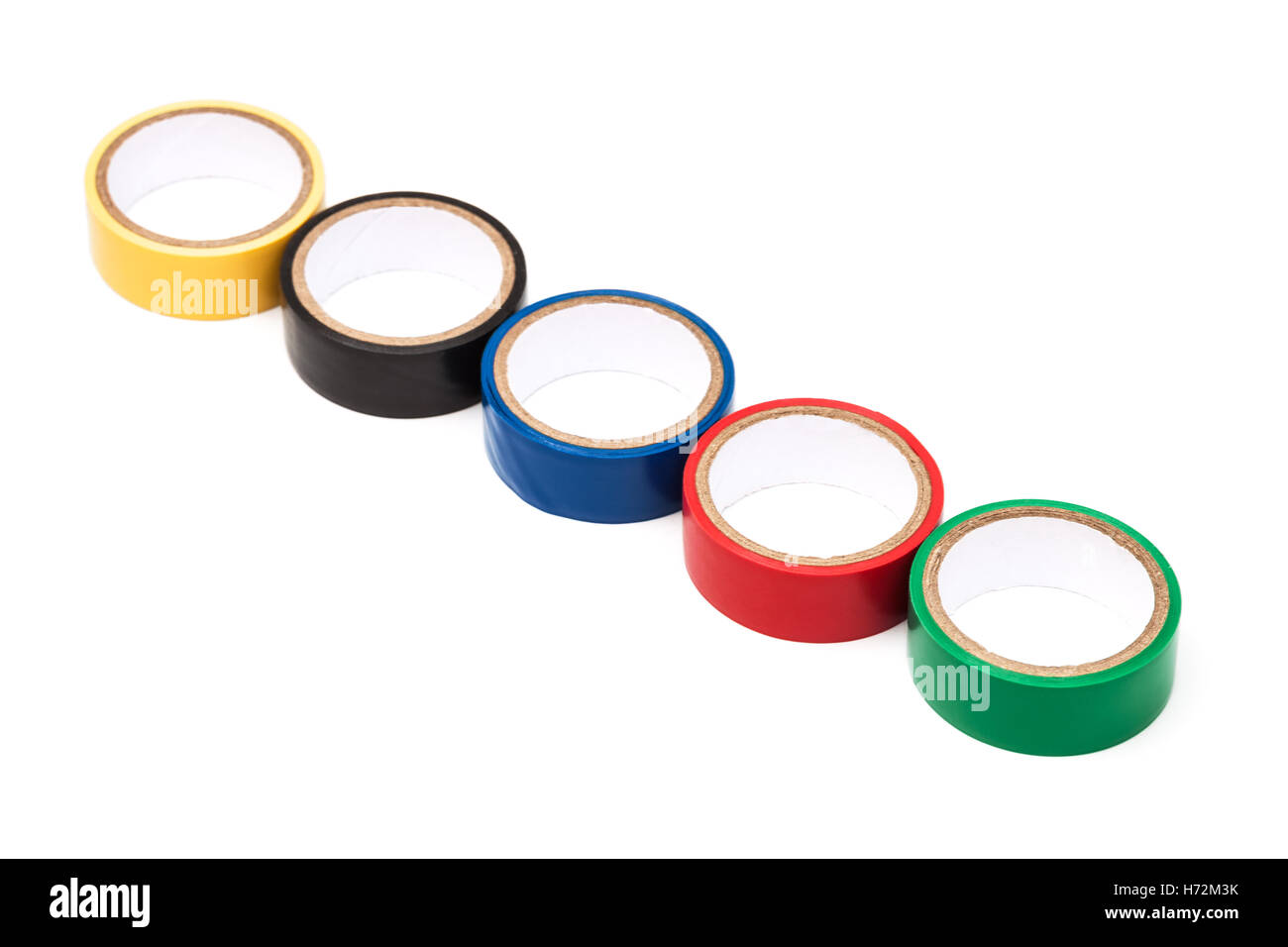 Roll green insulating tape Cut Out Stock Images & Pictures - Alamy