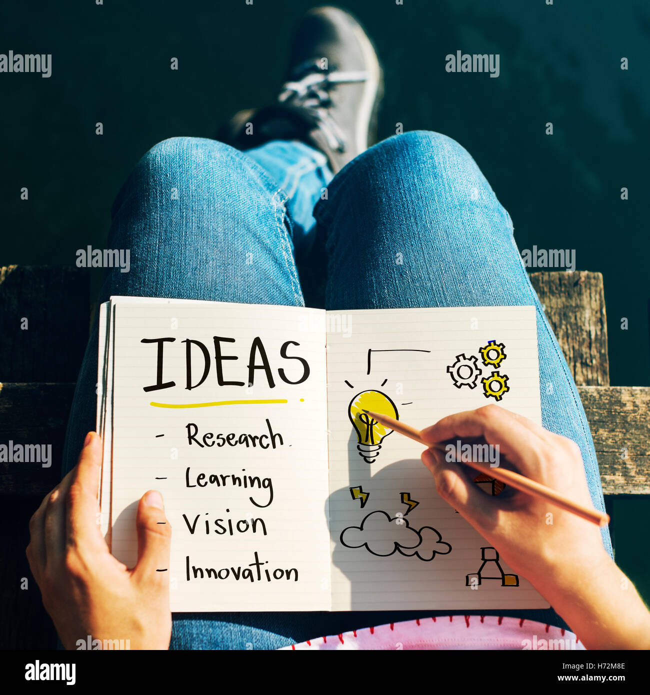 Idea Innovation Research Vision Learning Concept Stock Photo - Alamy
