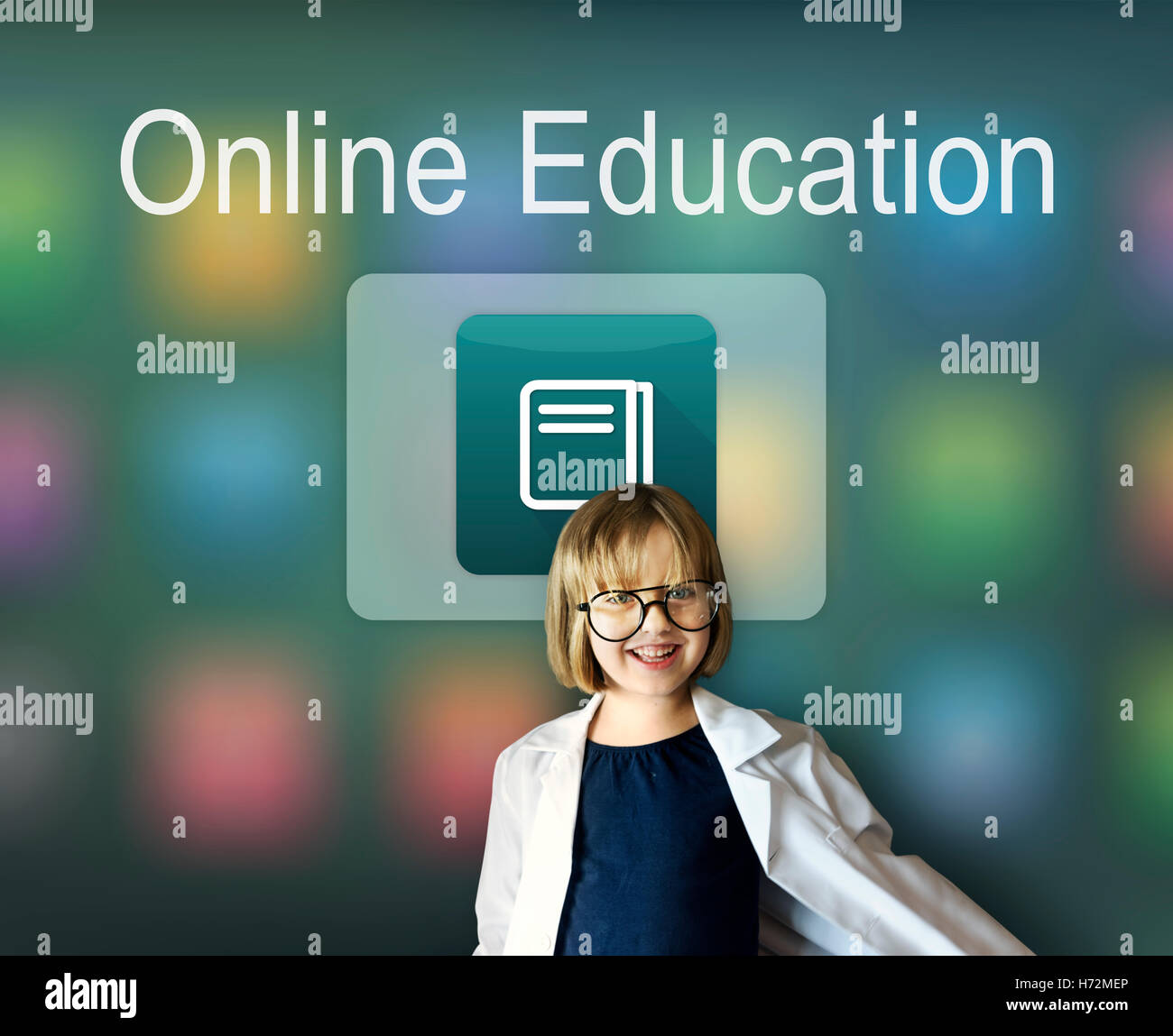 Academic E-Learning Education Online Application Concept Stock Photo ...
