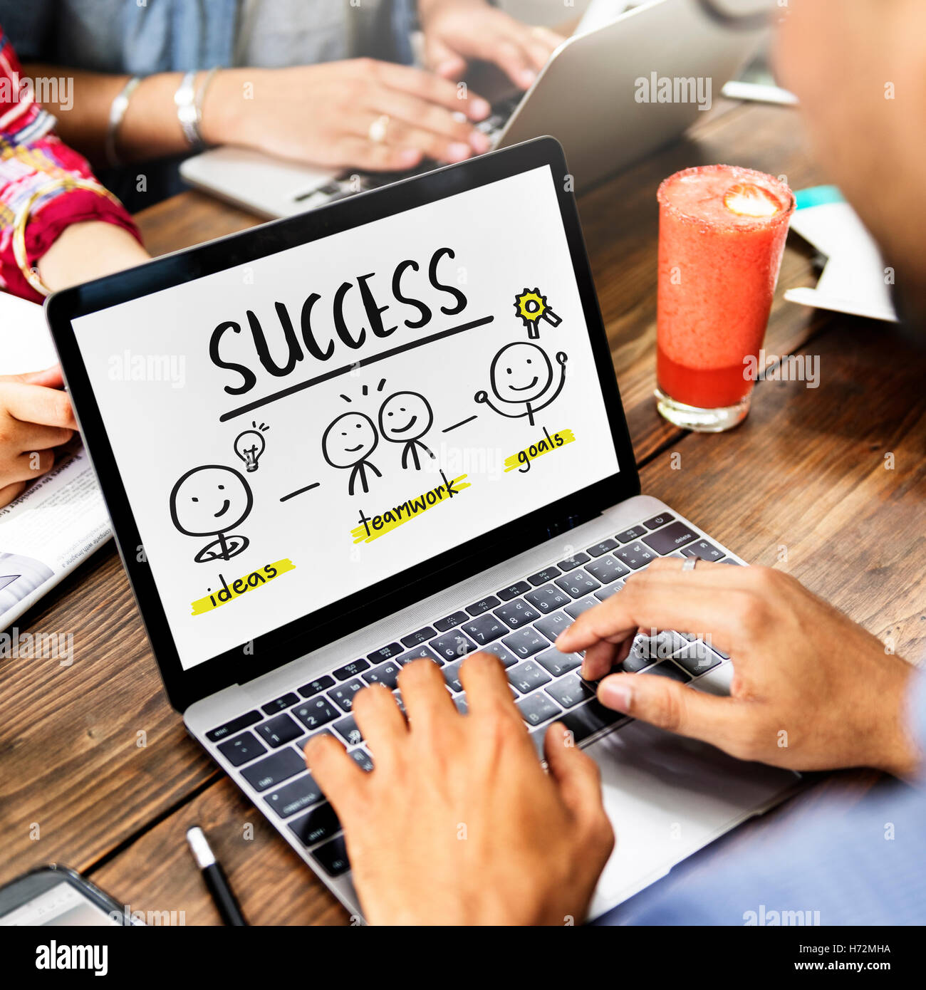 Plan Process Success Progress People Concept Stock Photo - Alamy
