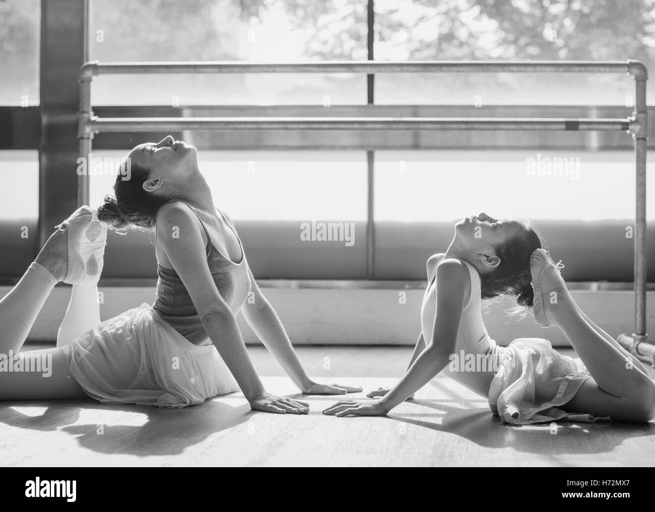 Ballerina Ballet Dance Practice Innocent Concept Stock Photo - Alamy