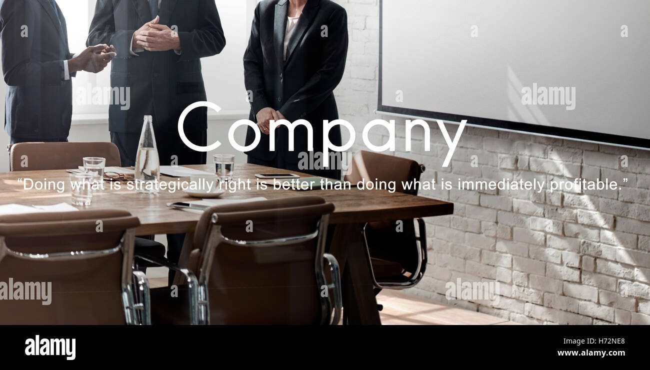 Company Business Collabration Corporate Team Concept Stock Photo - Alamy